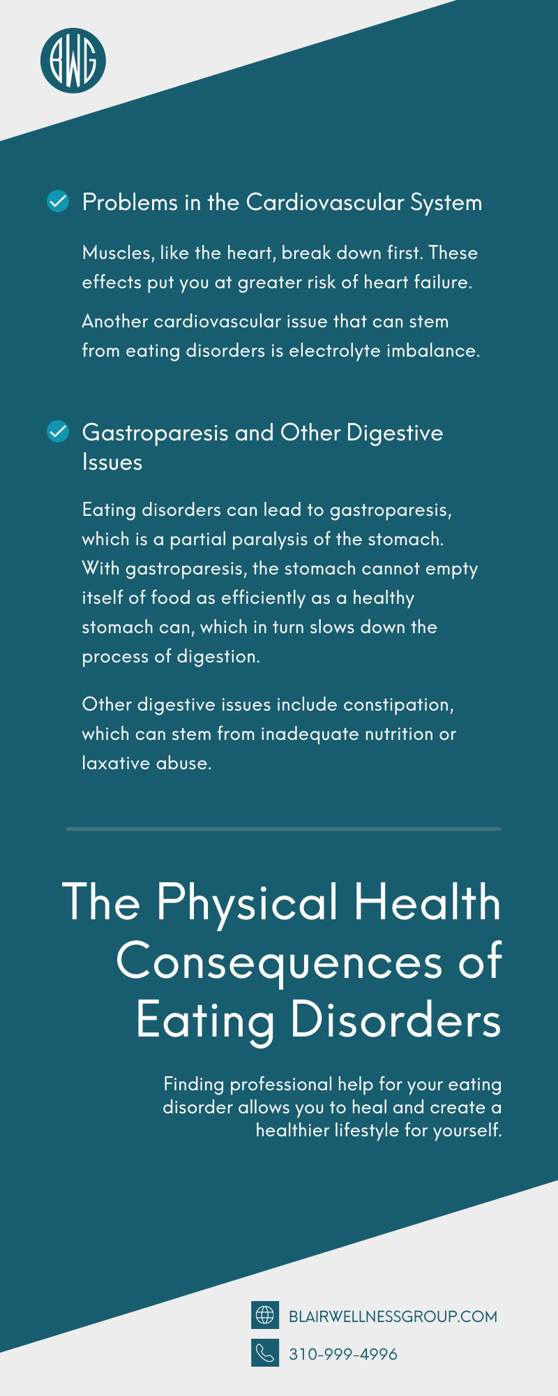 The Physical Health Consequences of Eating Disorders